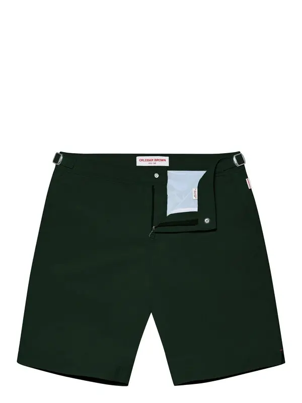 Orlebar Brown Longer-length Swim Shorts In Amazonian - Green