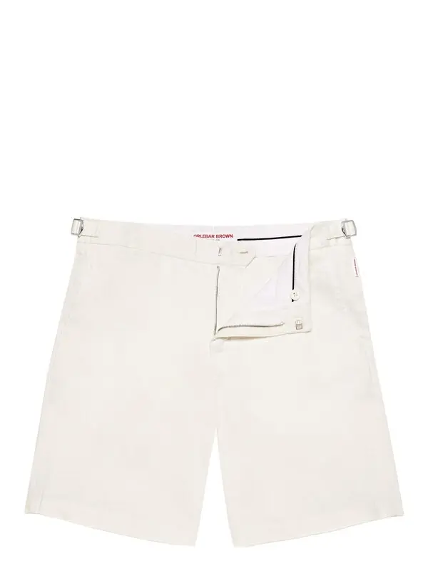 Orlebar Brown Sandbar Tailored Fit Linen Shorts - Beige