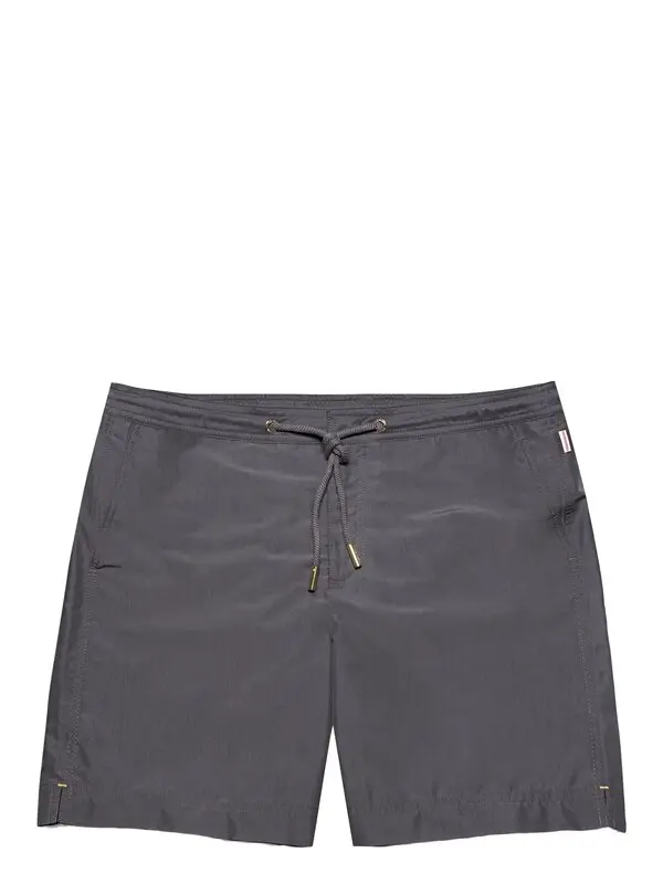 Orlebar Brown Mid-length Drawcord Swim Shorts In Piranha - Grey