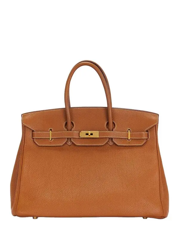 Hermès Togo Birkin 35 Retourne Handbag - Gold