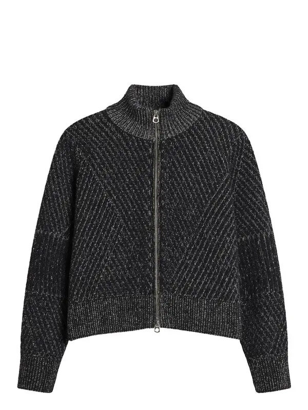 You Must Create Cropped Nova Knit - Charcoal