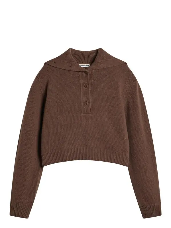 You Must Create Urban Runaway Knit Neck Exclusive - Brown