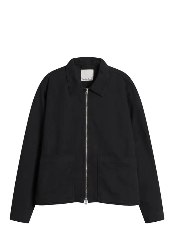 You Must Create Garment Dyed Bay City Jacket - Black