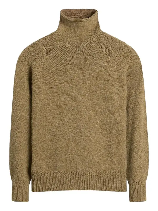 You Must Create Two Tone Beat Knit - Brown