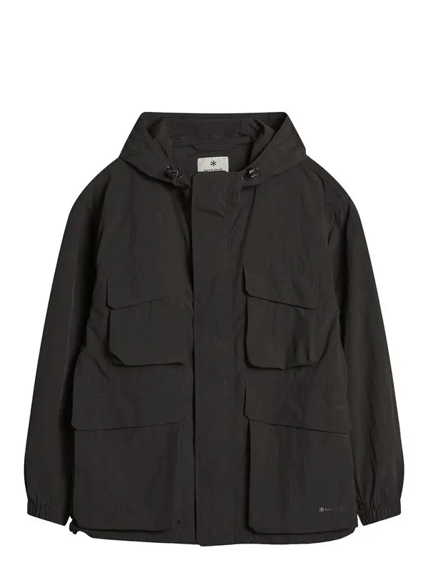 SNOW PEAK Nylon Double Rip Jacket - Black