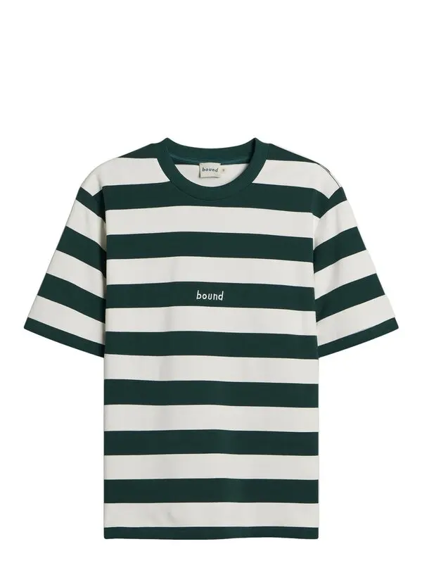 BOUND Stripe T-shirt - Basil