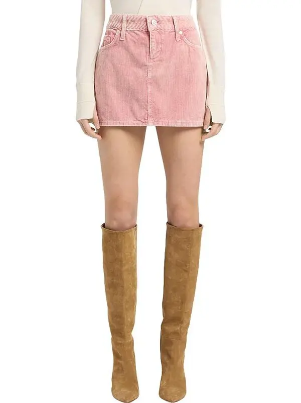 7 For All Mankind Corduroy Skirt - Blushing