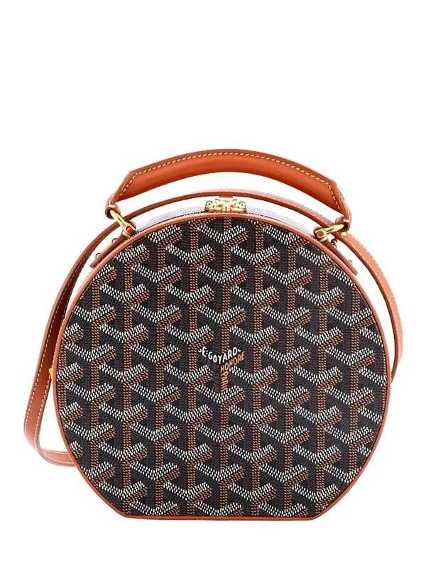 Goyard Alto Hatbox Bag Coated Canvas - Brown