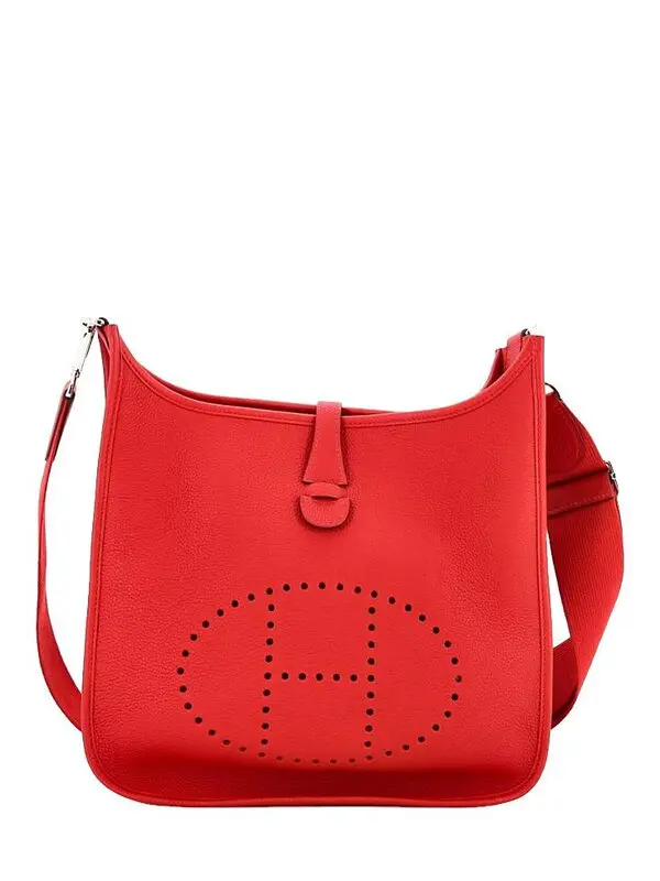 Hermès Pm Evelyne Bag Gen Iii Maurice - Red