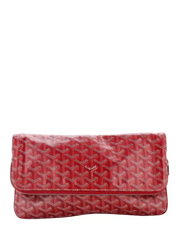 Goyard Saint Marie Clutch Coated Canvas - Red
