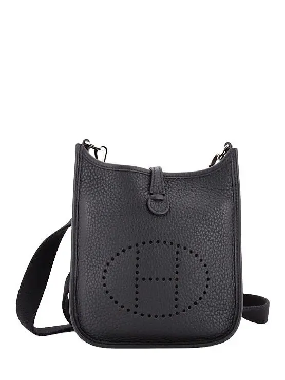 Hermès Tpm Evelyne Bag Gen Iii Clemence - Black