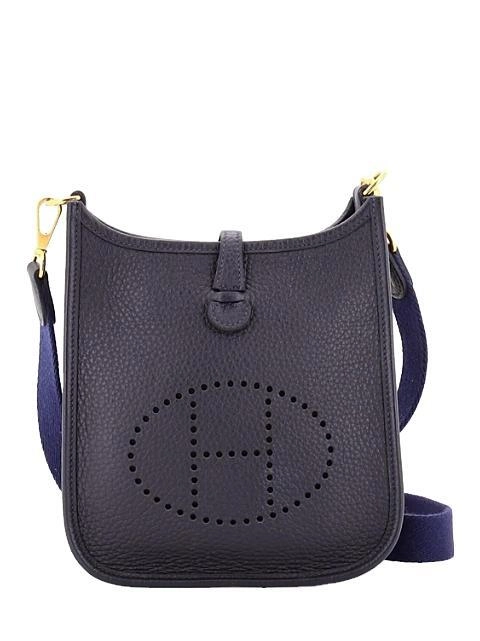 Hermès Tpm Evelyne Bag Gen Iii Clemence - Blue