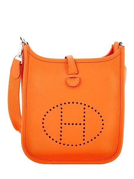 Hermès Tpm Evelyne Bag Gen Iii Clemence - Orange