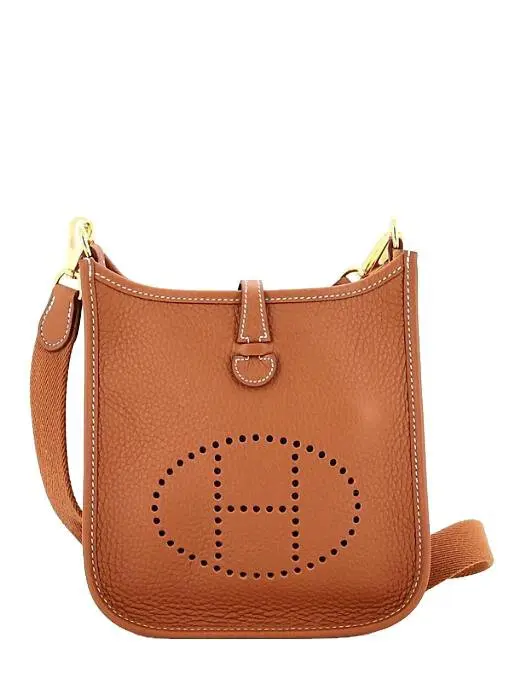 Hermès Tpm Evelyne Bag Gen Iii Clemence - Brown