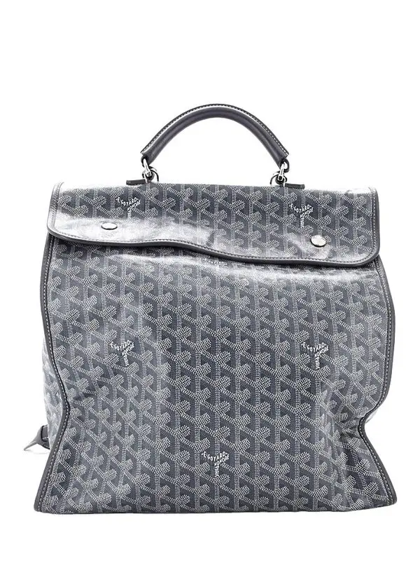 Goyard Saint Leger Briefcase Backpack Coated Canvas - Gray