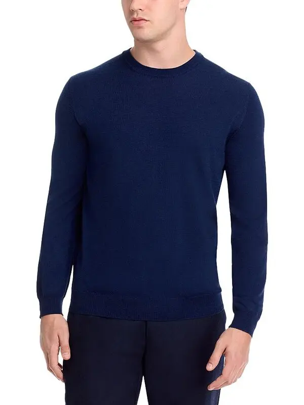 SLOWEAR Flexwool Blend Crewneck Sweater - Medium Blue