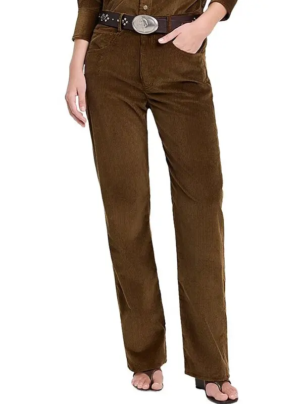 TWP Kent St Cotton Corduroy Pants - Pinecone