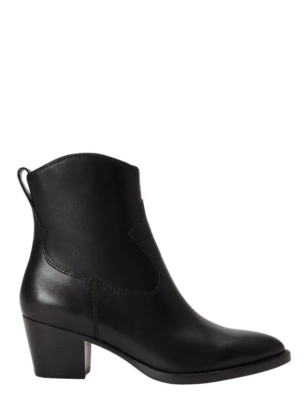 Ralph Lauren Harpher Calfskin Bootie - Black