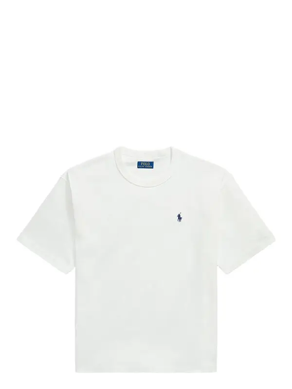 Ralph Lauren Relaxed Fit Jersey T-shirt - White/navy