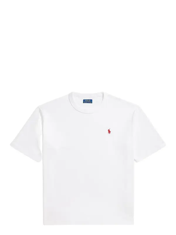 Ralph Lauren Relaxed Fit Jersey T-shirt - White/red