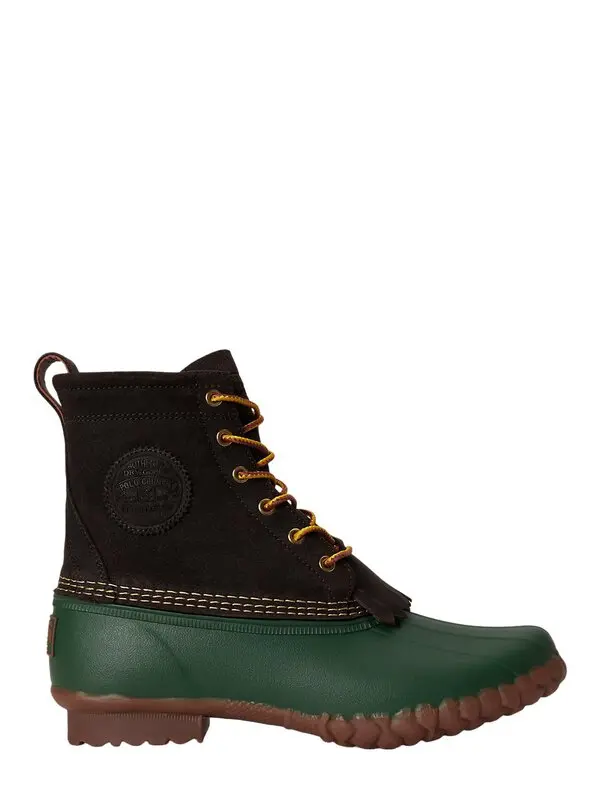 Ralph Lauren Harvey Suede Duck Boot - Dark Brown/basic Forest