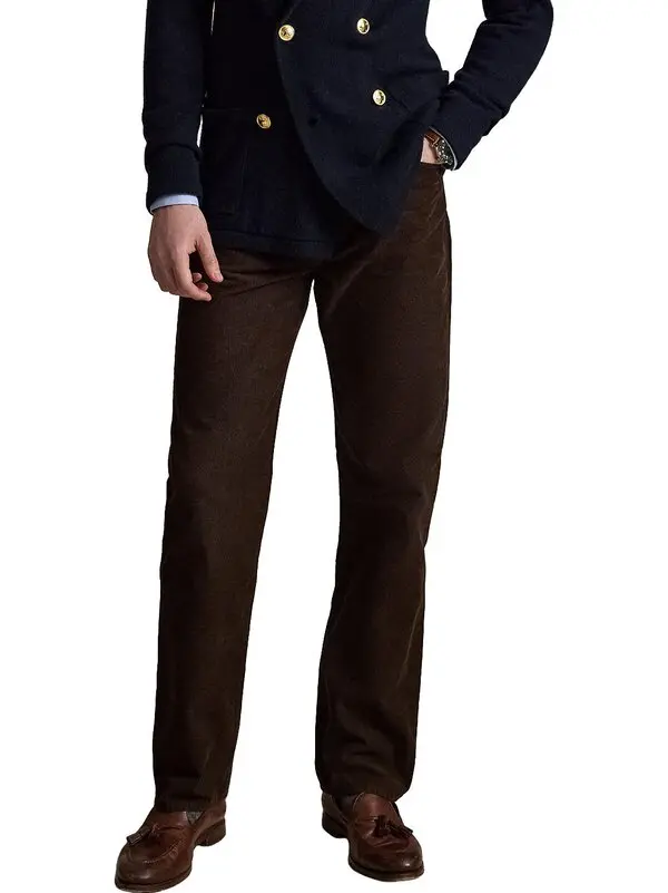 Ralph Lauren Straight Fit Corduroy Pant - Dark Beech
