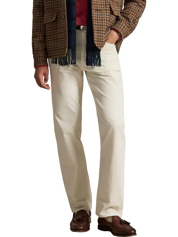 Ralph Lauren Straight Fit Corduroy Pant - Warm White
