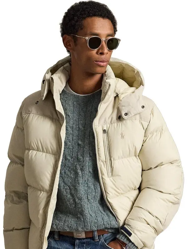 Ralph Lauren The Gorham Hybrid Down Jacket - Basic Sand