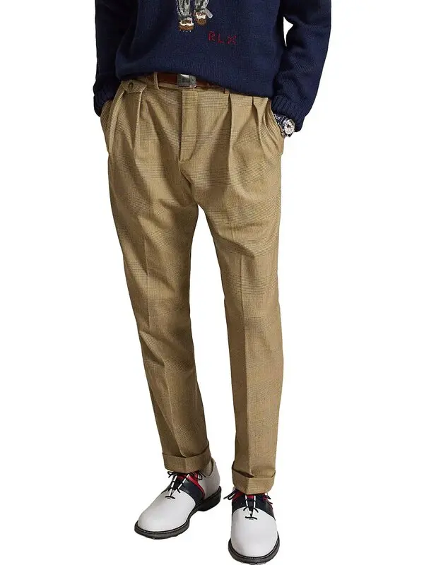 Ralph Lauren Plaid Performance Wool-blend Trouser - Glen Plaid