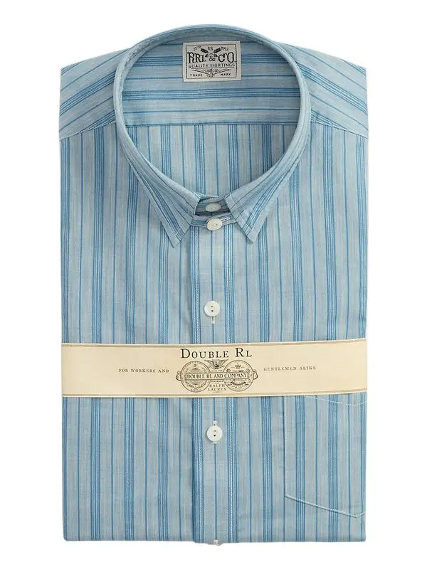 Ralph Lauren Slim Fit Striped Shirt - Blue