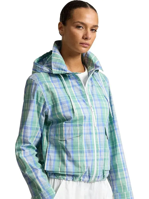 Ralph Lauren Plaid Cotton-blend Rain Jacket - Fall Madras