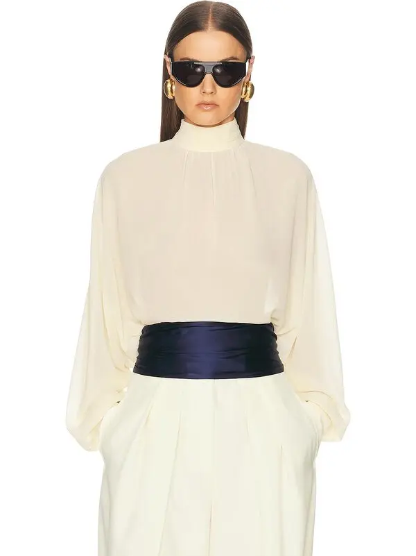 SEROYA Farran Blouse - Eggshell
