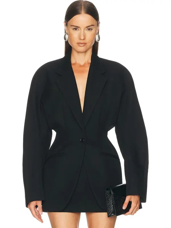 MUGLER Kimono Jacket - Black
