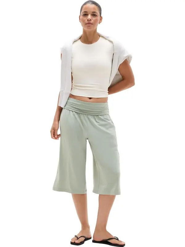 Athleta Dream Drape Mid Rise Crop Pant - Vera