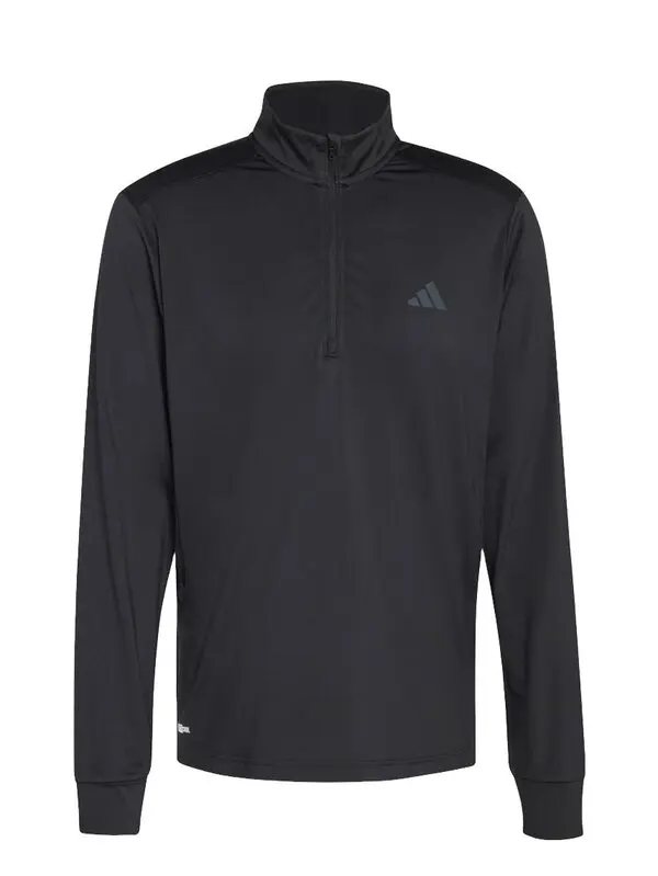 Adidas Tech Essentials Workout 1/4 Zip Sweatshirt - Black