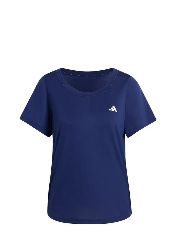 Adidas Workout Essentials Scoop Neck T-shirt - Dark Blue