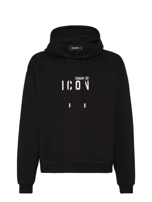 Dsquared2 Icon Relax Fit Hoodie - Black