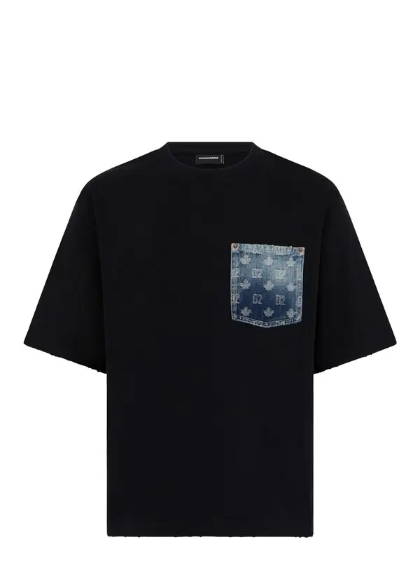 Dsquared2 Monogram Loose Fit T-shirt - Black