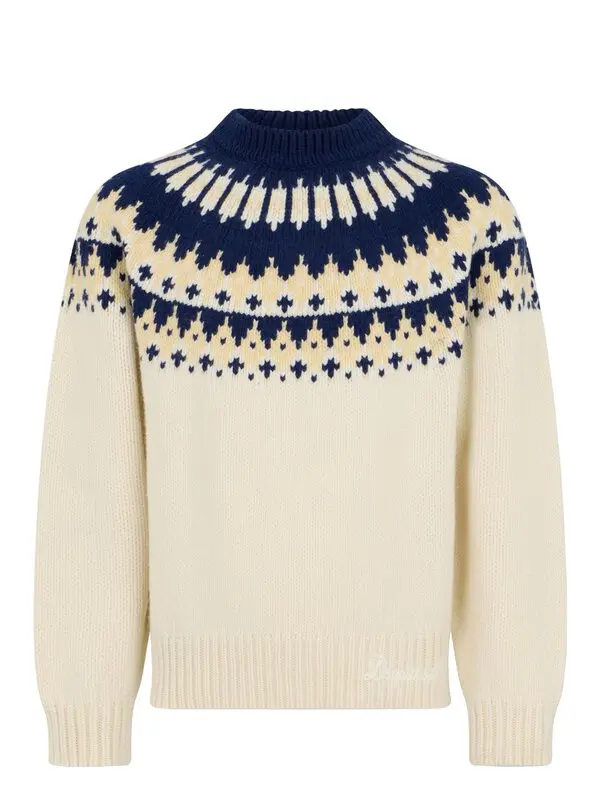 Dsquared2 Hybrid Chevron Jacquard Pullover - Black