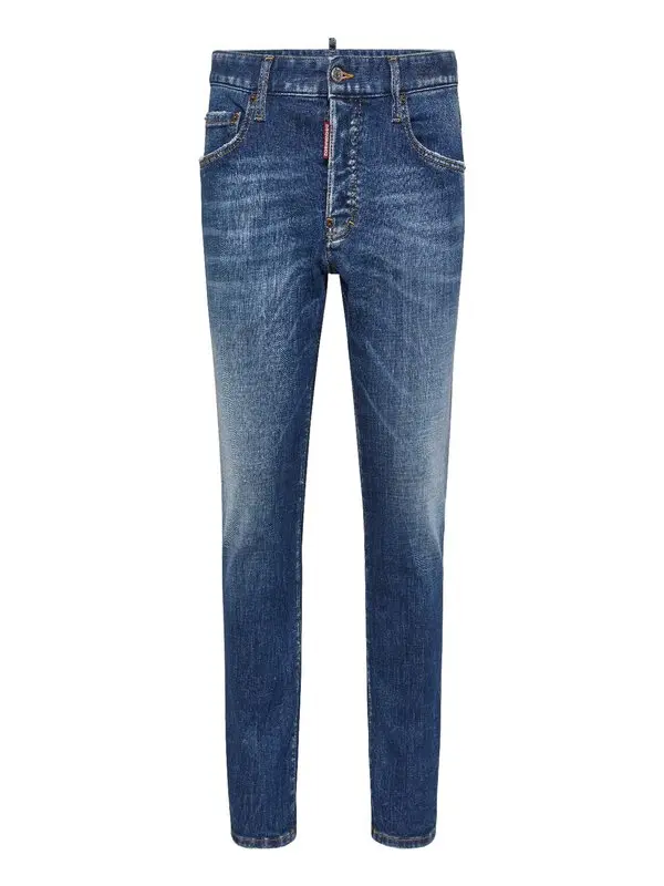 Dsquared2 Medium Easy Wash Super Twinky Jeans - Blue