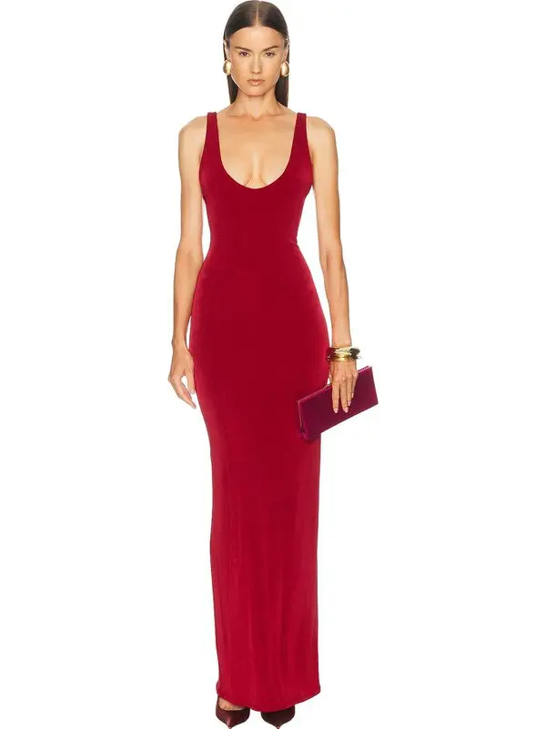 MIRROR PALAIS Yasmeen Gown - Hibiscus