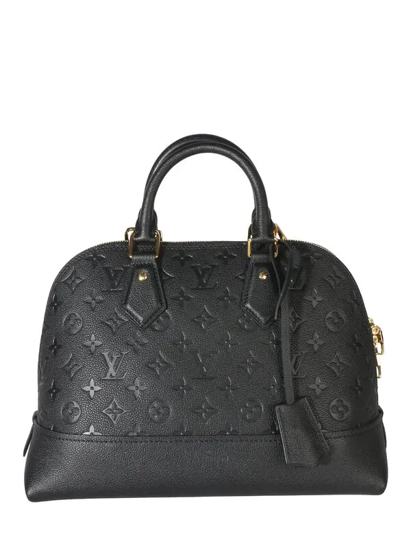 LOUIS VUITTON Monogram Empreinte Neo Alma Pm Shoulder Bag - Black