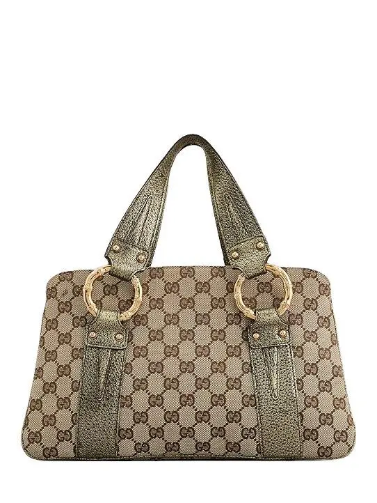 Shopbop Gucci Canvas Handbag - Neutral
