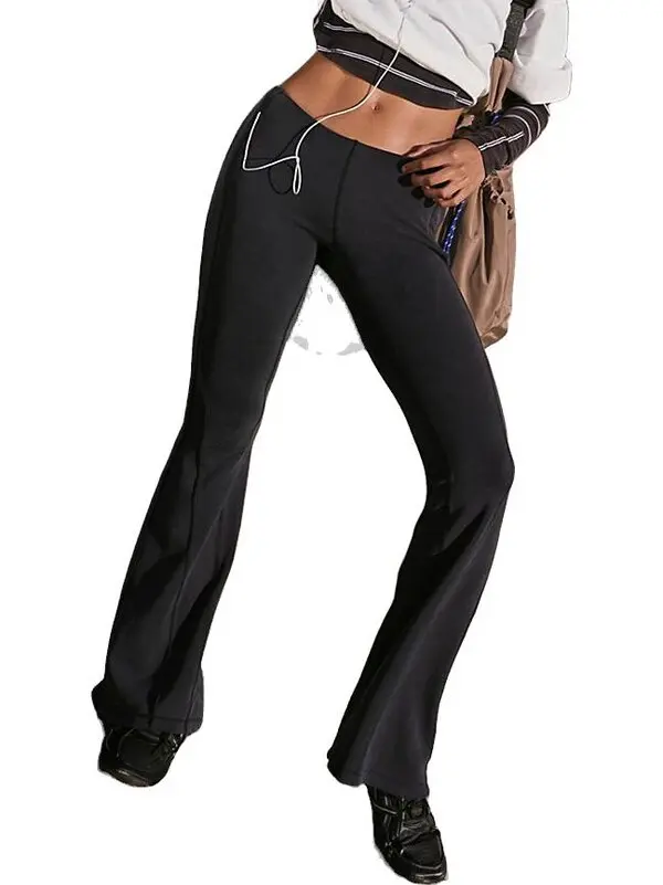 Free People Horizon Flares - Black