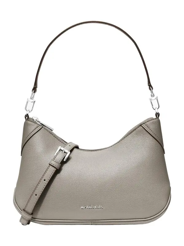 Michael Kors Jet Set Medium Leather Crossbody Bag In By - Brown