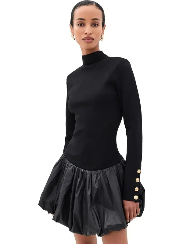 Aje Elodi Knit Mini Dress - Black