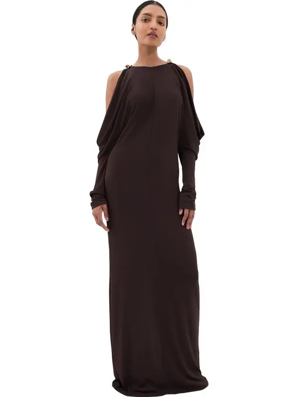Silvia Tcherassi Kilian Dress - Brown