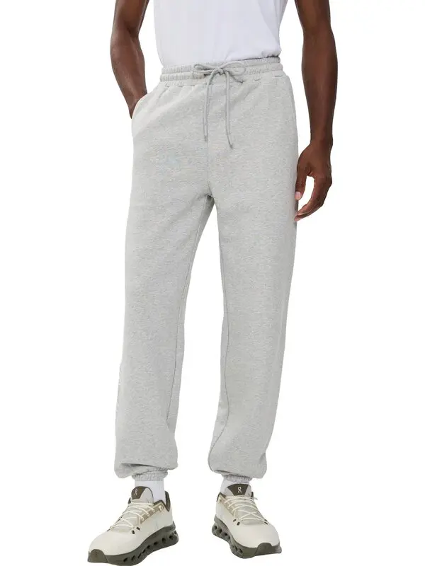 MALBON Clubhouse Sweatpants - Heather Grey