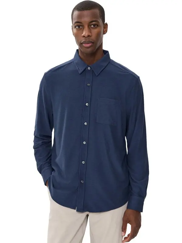 RHONE Wfh Shirt - Navy