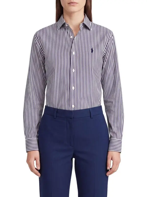 Polo Ralph Lauren Striped Cotton Shirt - Pink